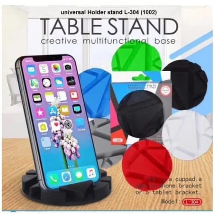 Jual Phone Holder Stand Meja Model Bulat Fit All Size | Shopee Indonesia