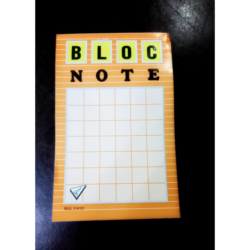 Jual Prima Buku Blocknote Garis Besar No.15 ( Biru / Orange / Hijau ...