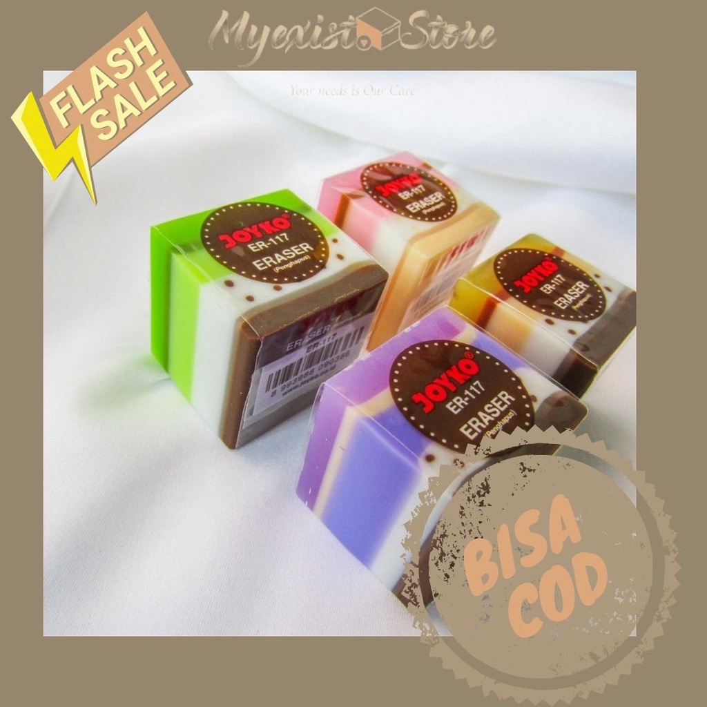 Jual Penghapus eraser standard Joyko ER-117 motif kue lapis lucu dan ...