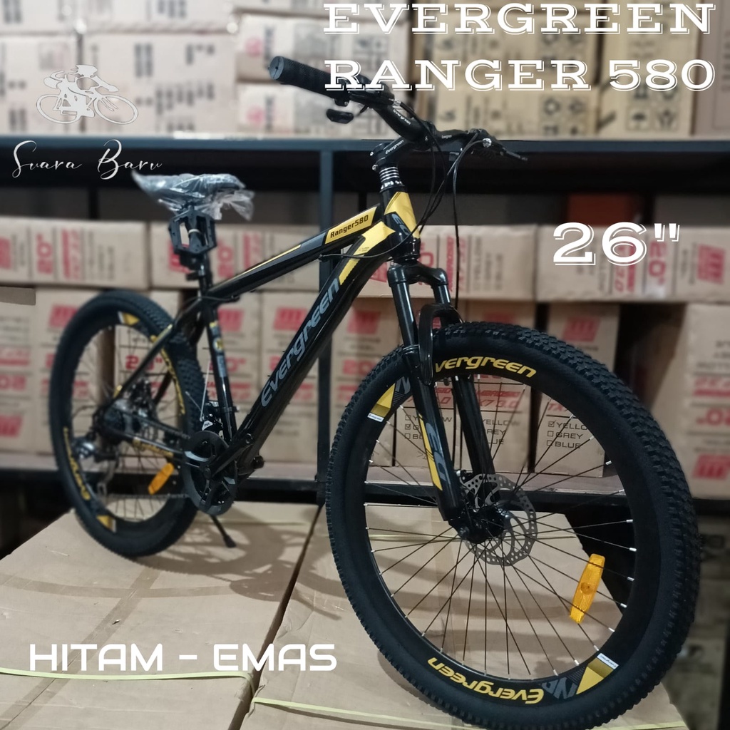 Jual sepeda gunung MTB Evergreen ranger 580 26 inch | Shopee Indonesia