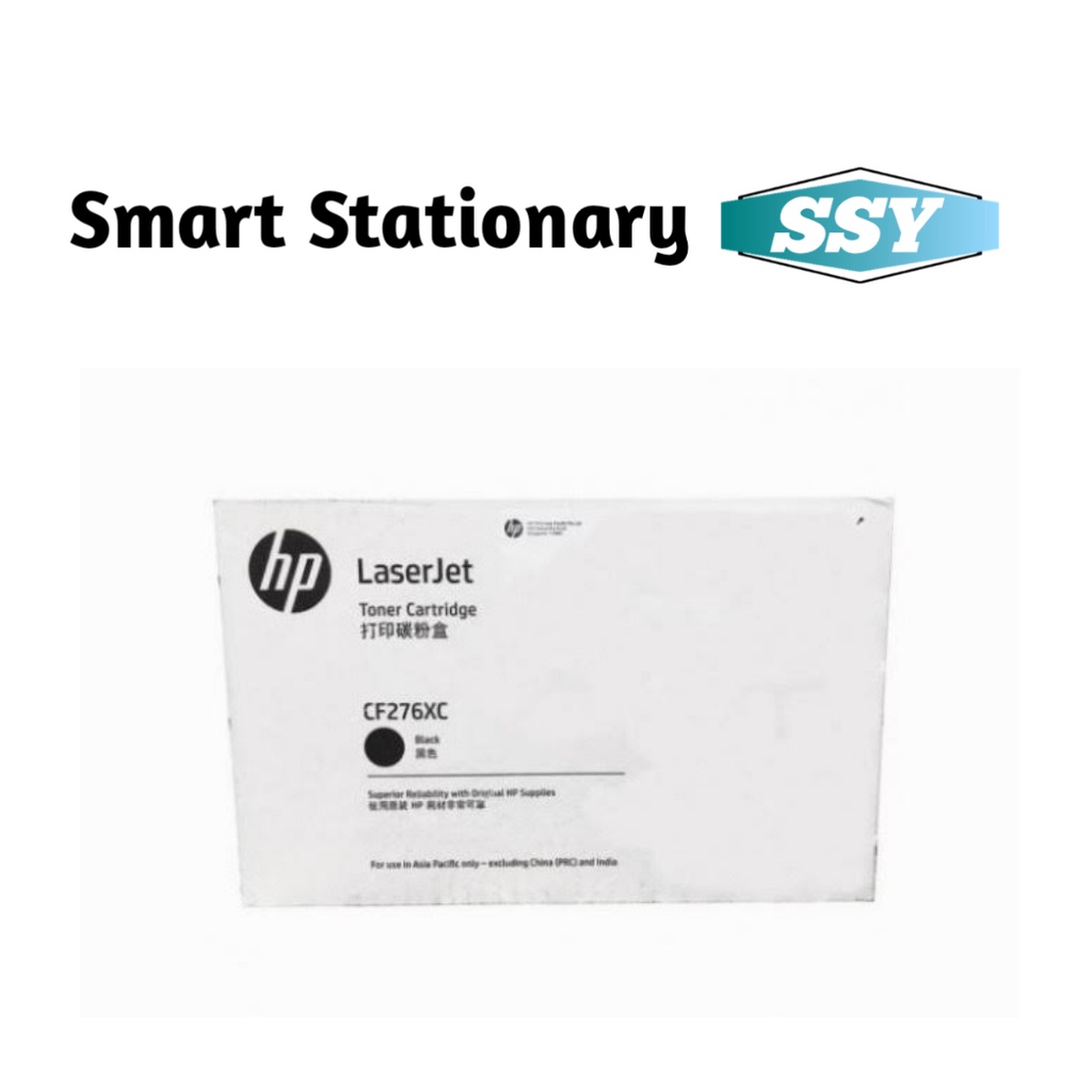 Jual HP CF276XC High Yield Black Original Laserjet Toner Cartridge | HP ...