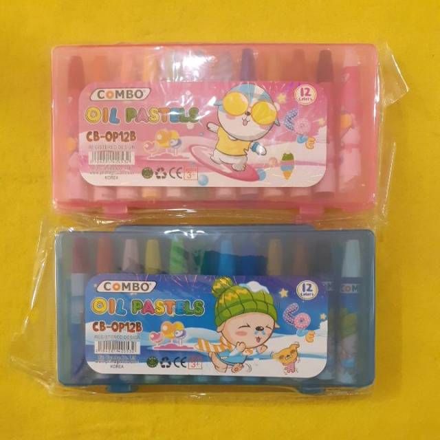 Jual Crayon murah COMBO 12 warna / Oil Pastels CB-OP12B | Shopee Indonesia