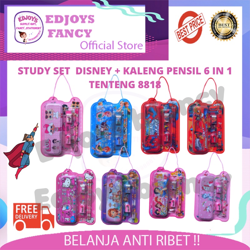 Jual Study set stationery set paket alat tulis anak sekolah lengkap ...