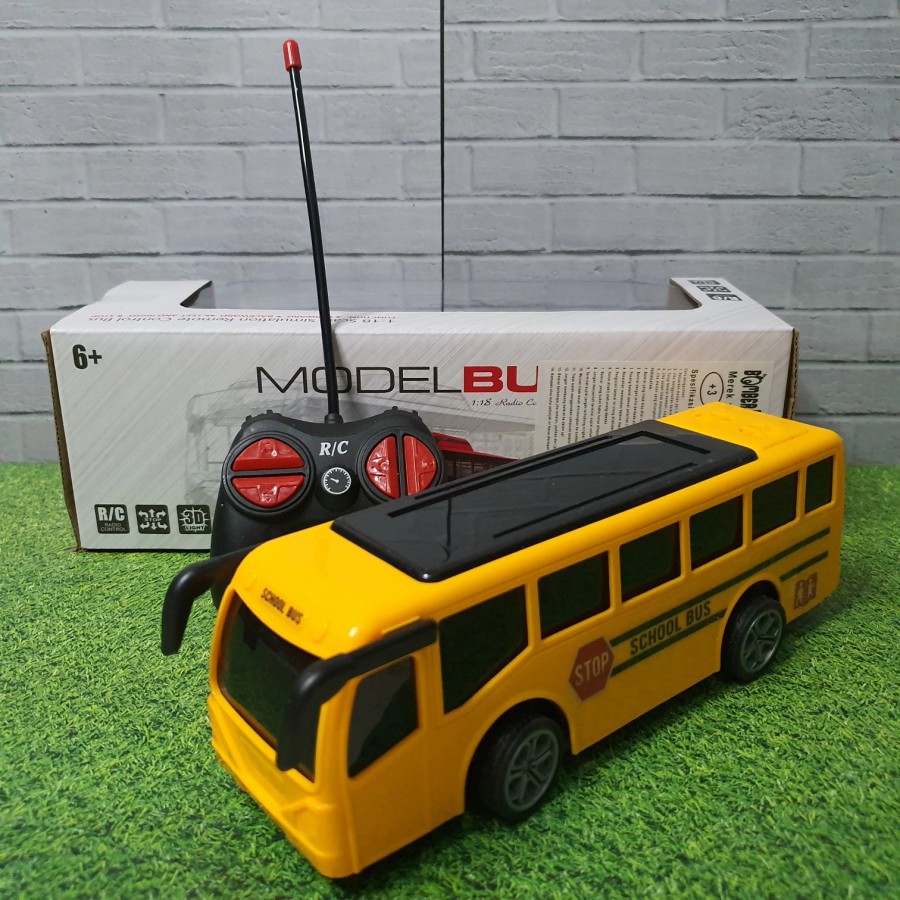 Jual Mainan Mobil Bus Remote Control Rc Car Bis Remot Kontrol Anak Edukatif | Shopee Indonesia