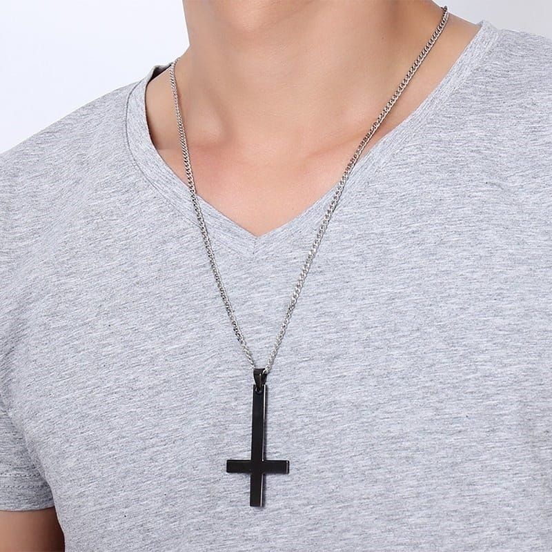 Jual Kalung Saint Peter Inverted Cross Salib Fashion Christianity ...