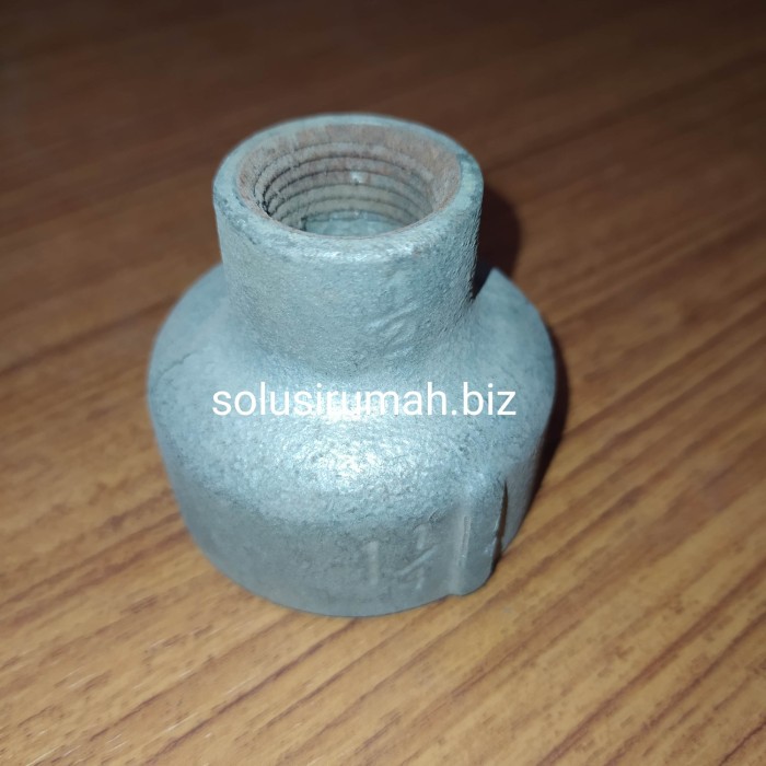 Jual VLOK SOK GALVANIS BESI 1 1/4" x 1/2" G BRAND DRAT BSPT SOCKET SOCK ...