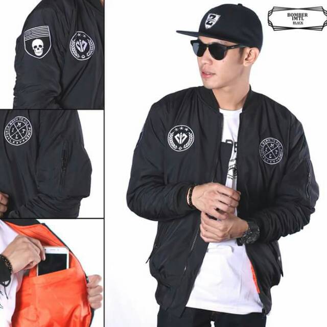 Jual BOOMBER ORIGINAL DISTRO (HITAM) | Shopee Indonesia