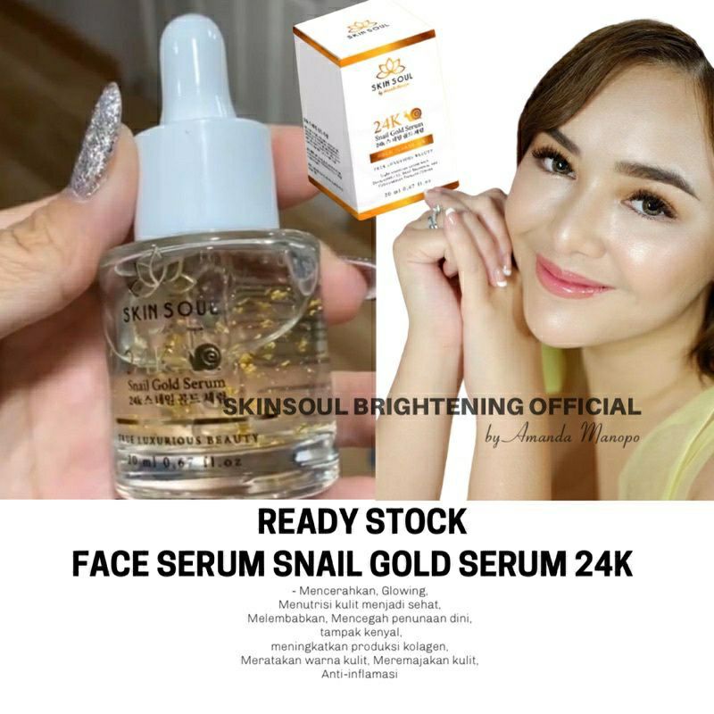 Jual READY STOK!! FACE SERUM SKINSOUL SERUM WAJAH TERBAIK GLOWING DAN ...