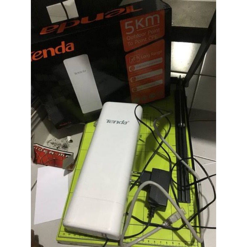 Jual tenda 03 cpe access point ptp tembak router outdoor bekas normal ...
