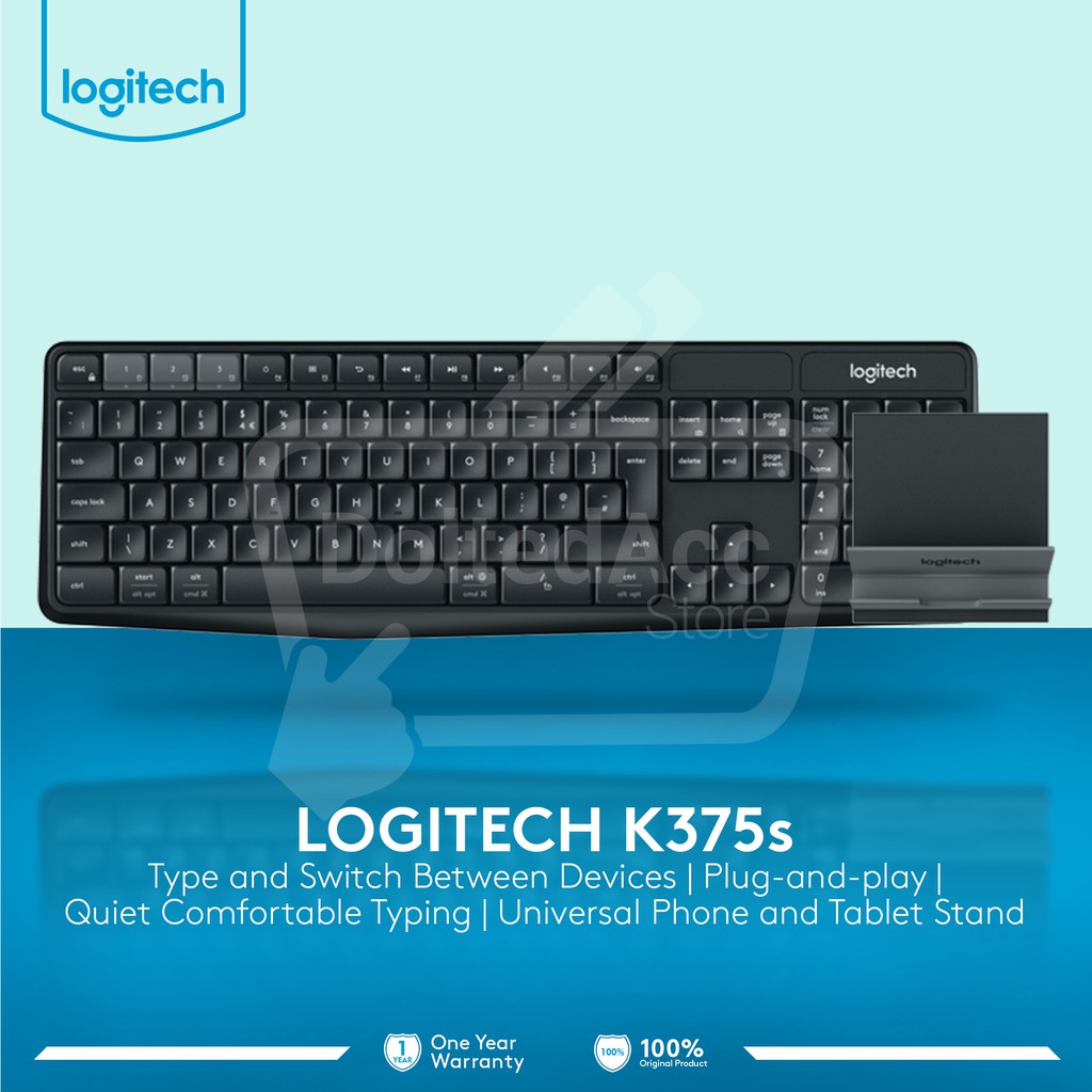 Jual Logitech Keyboard K375s | Shopee Indonesia