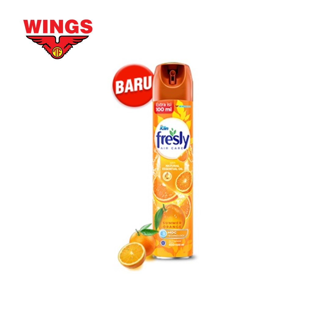 Jual Fresly Air Care Summer Orange 400ml + 50ml | Shopee Indonesia