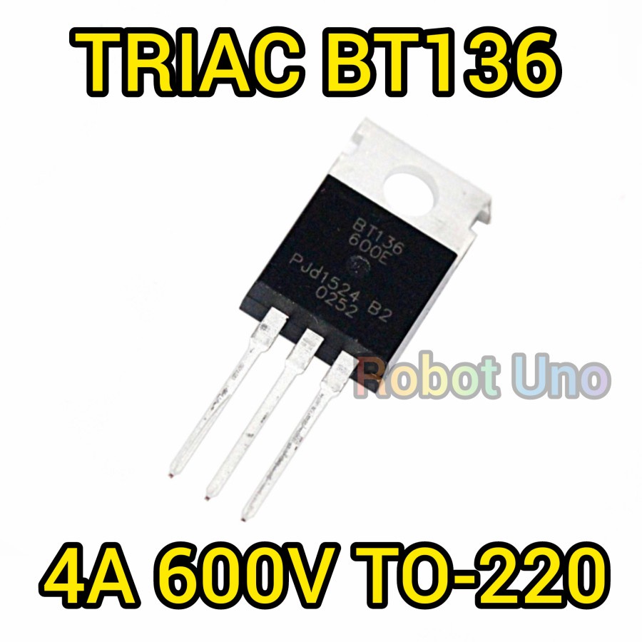 Jual Triac BT136 600E 4A 600V TO-220 | Shopee Indonesia
