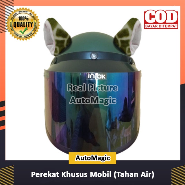 Jual Helm Telinga Kucing Motif Terbaru Universal - Helm Kuping Kucing ...