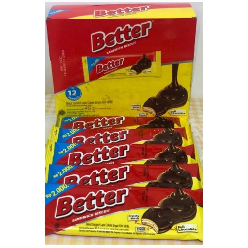 Jual Better Biskuit Box/ Biskuit Better Isi 12 Bks x 36 gr | Shopee ...