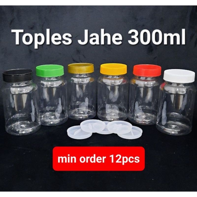 Jual Toples JAHE 300ml + Sumpal | Toples 300ml | Toples Bulat 300ml PET | Shopee Indonesia