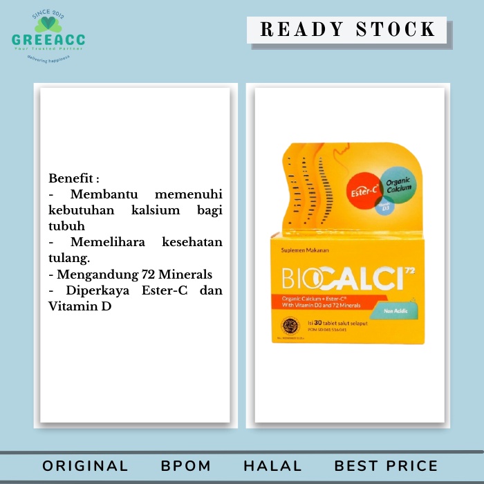 Jual BIOCALCI isi 30 tablet Bio Calci | Shopee Indonesia