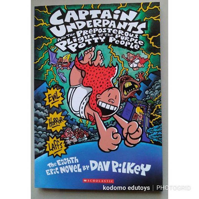 Jual Captain Underpants and the Preposterous Plight of the Purple Potty ...