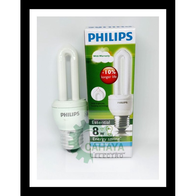 Jual Lampu Philips Essential 8w / 8 watt/ 8w Putih | Shopee Indonesia
