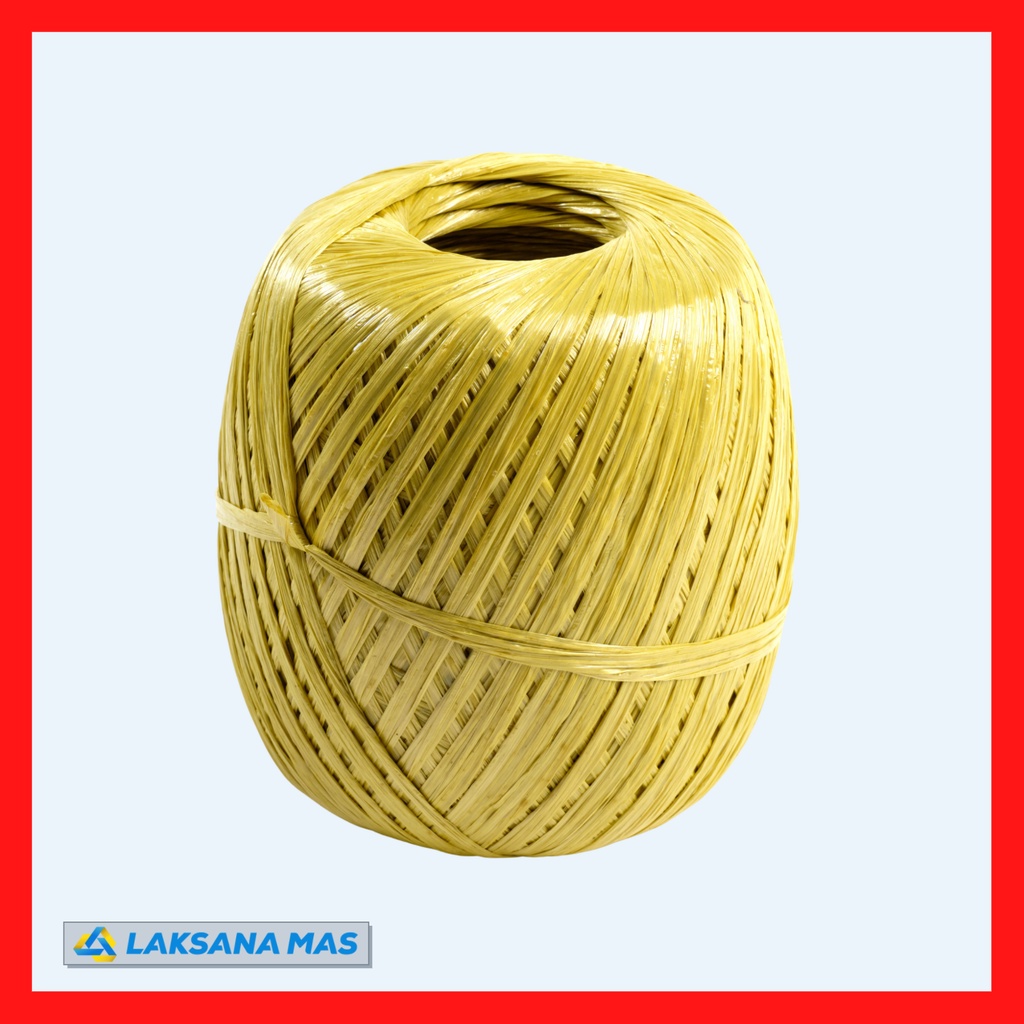 Jual Tali Rafia Plastik Laksanamas Merek Lonceng Warna Merah/Biru ...