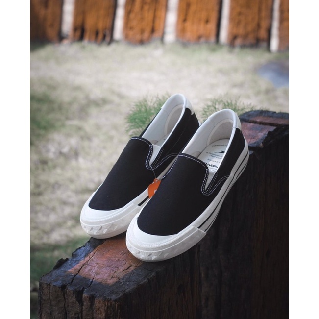 Jual [100% Original ] Sepatu Compass Retrograde Slip On Retro Black ...