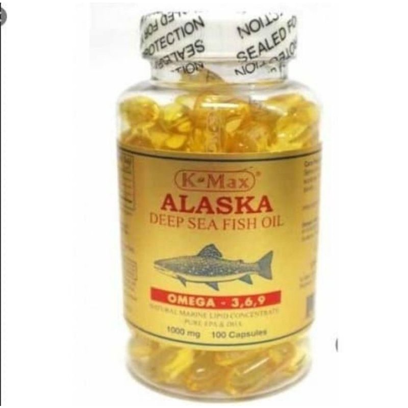 Jual ALASKA DEEP SEA FISH OIL 100 CAPSUL OMEGA 3 | Shopee Indonesia