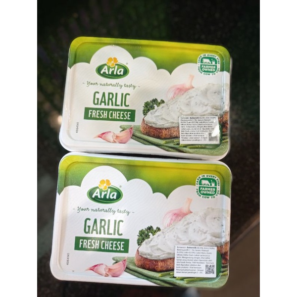 Jual Arla Cream Cheese 150gr Naturally & Garlic | Shopee Indonesia