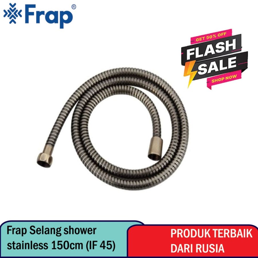 Jual SALE Frap Selang shower stainless 150cm made in russia | Shopee Indonesia
