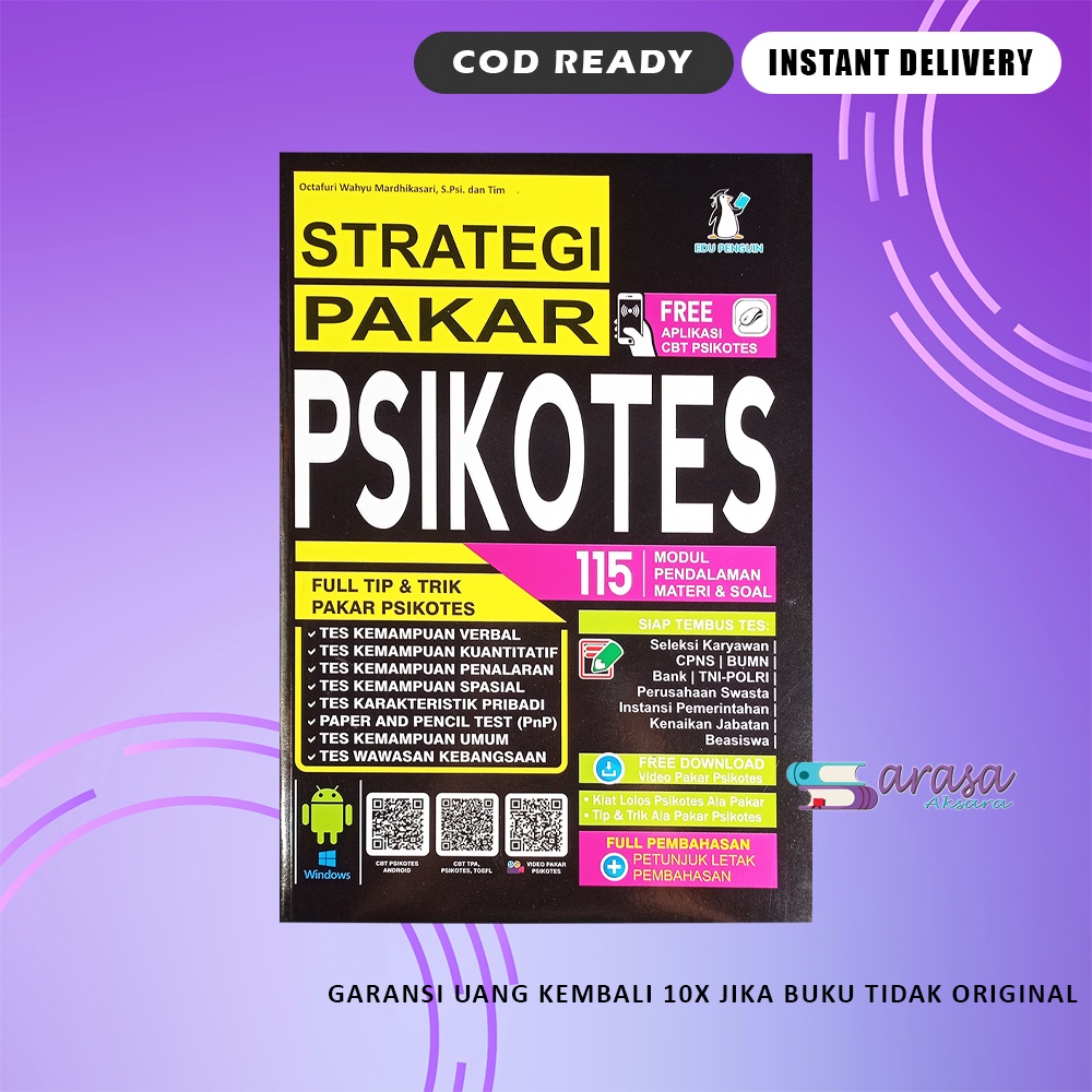 Jual Buku Tes Psikotes Strategi Pakar Test Psikotest | Shopee Indonesia