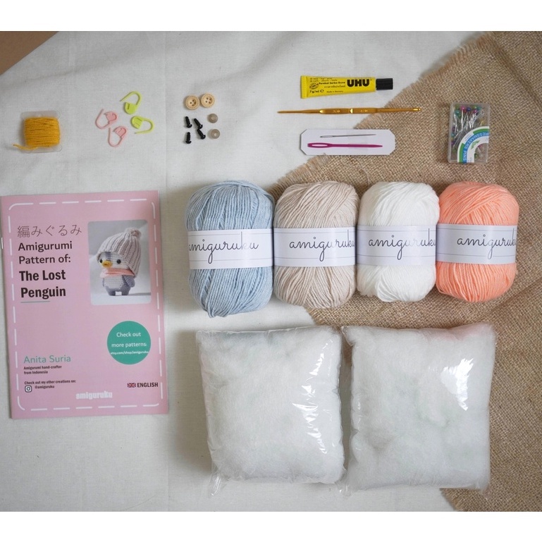 Jual Paket Rajut DIY Kits Amigurumi Boneka Rajut Crochet - The Lost ...