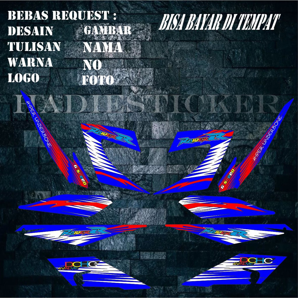 Jual Sticker decal Satria FU | Shopee Indonesia