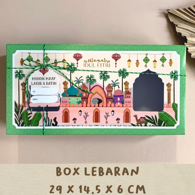Jual Box Cookies Lebaran Kotak Kue Bolu Dus 2Toples 500gr 29 x 14,5 x ...