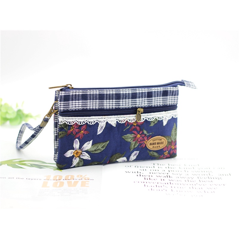 Jual Dompet Kain Impor Dompet Handphone Dompet Kartu 4 Ruang Sekat ...