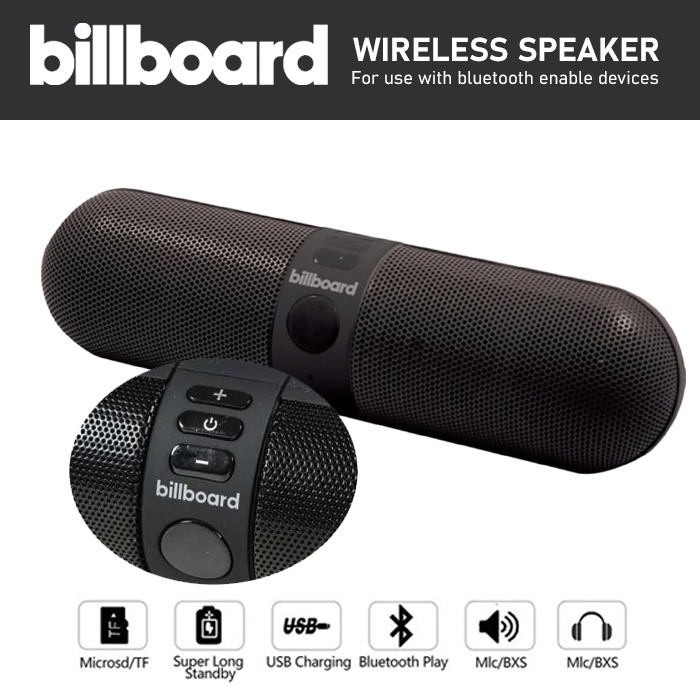 Jual Speaker Bluetooth Portable Billboard Pill With Enhaced Bass - High ...