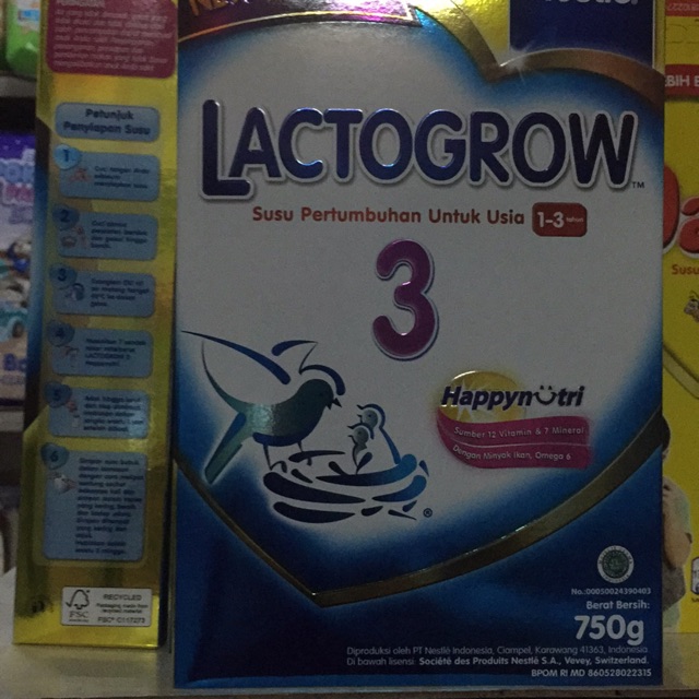 Jual Lactogrow 3 750g | Shopee Indonesia