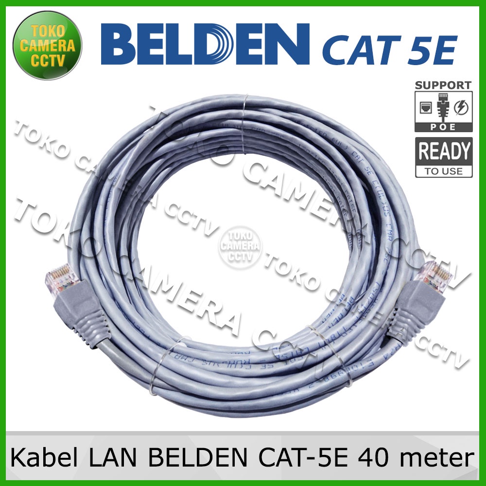Jual KABEL LAN BELDEN CAT 5E 40m 40 METER | Shopee Indonesia