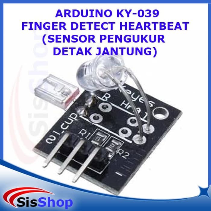 Jual ARDUINO KY039 FINGER DETECT HEARTBEAT(SENSOR PENGUKUR DETAK ...