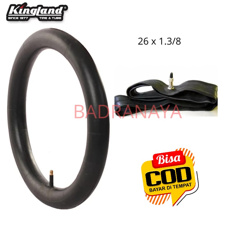 Jual Kingland Ban Dalam Sepeda Ukuran 26 Ban Dalam Pentil Besar Dop Motor Tipe Schrader | Shopee ...