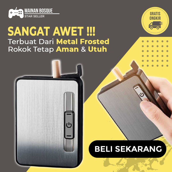 Jual Kotak Rokok Bungkus Tempat Wadah Rokok Roko Box 10 Slot dengan ...