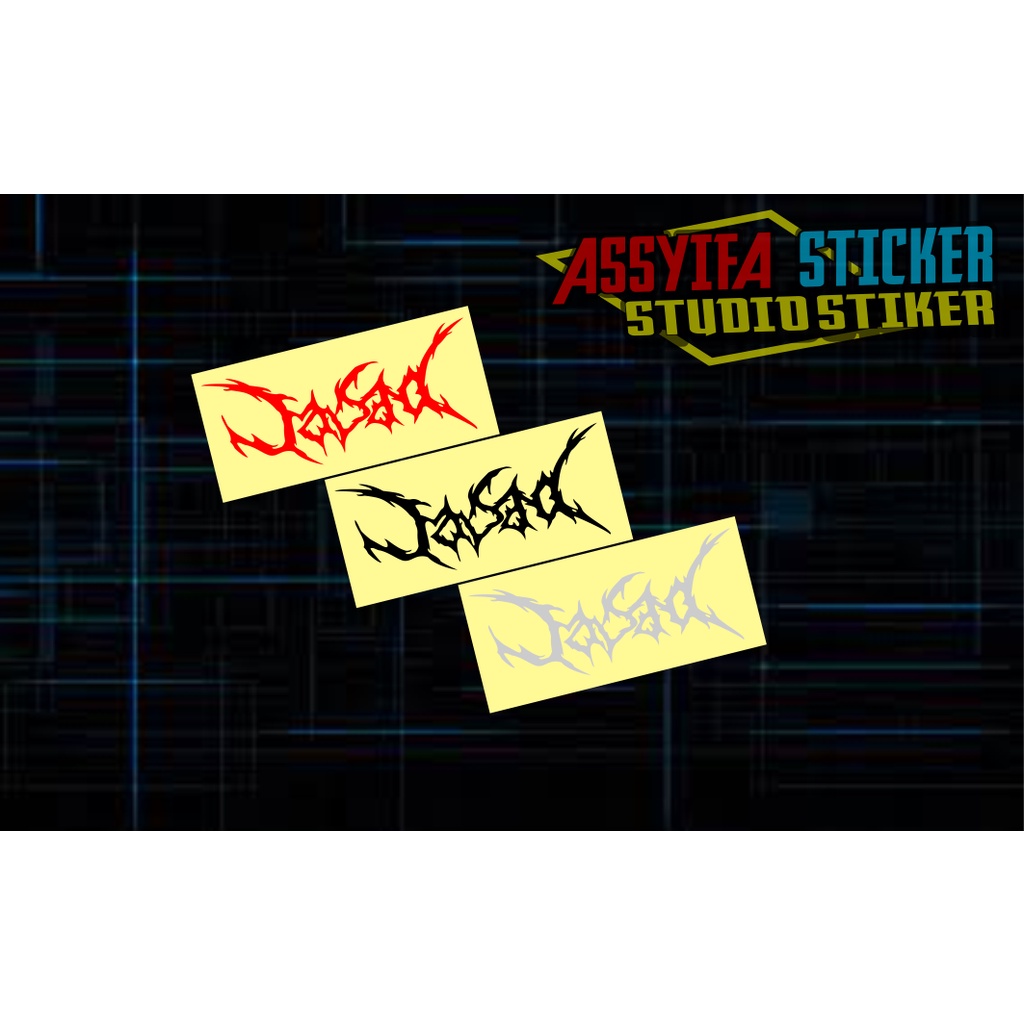 Jual Stiker JASAD Band metal, Cutting Sticker JASAD | Shopee Indonesia