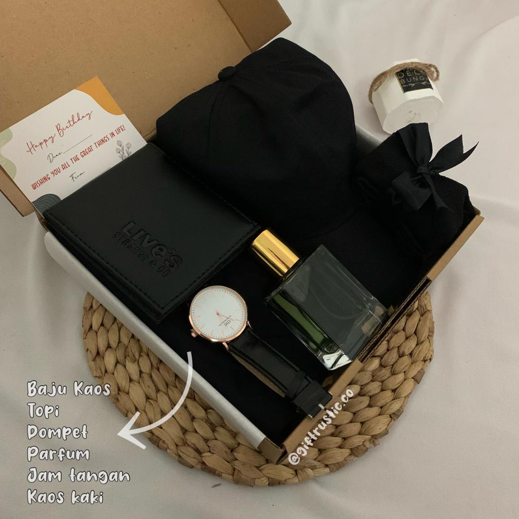 Jual Hadiah Cowok Gift Box Cowok / Hadiah Pacar Aesthetic / Birthday ...