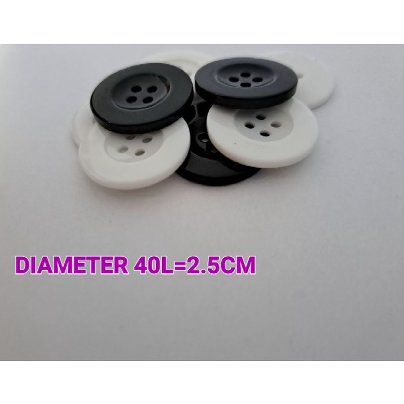 Jual 144 Pcs Kancing besar Jas/Blazer Safari Ukuran 2.5Cm | Shopee ...