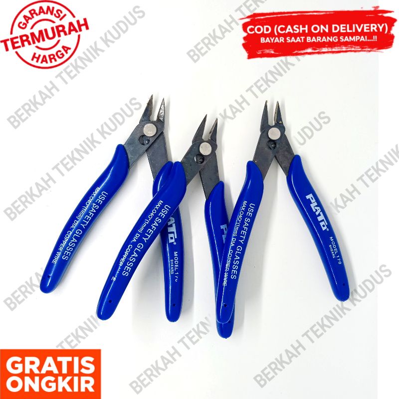 Jual TANG POTONG KAWAT PLATO 5 INCH Knip Mini, Gunting Coil Kawat Kabel ...