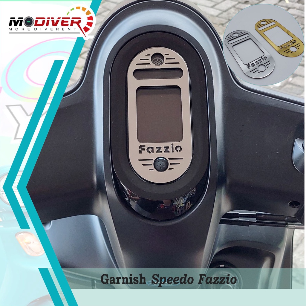 Jual Garnish Speedometer Yamaha Fazzio Emblem Accessories Modiver ...