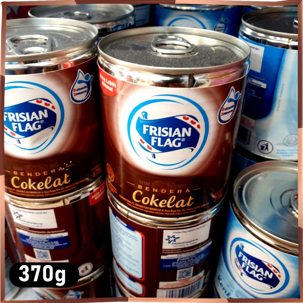 Jual kreamer bendera coklat susu kaleng bendera putih frisian flag ...