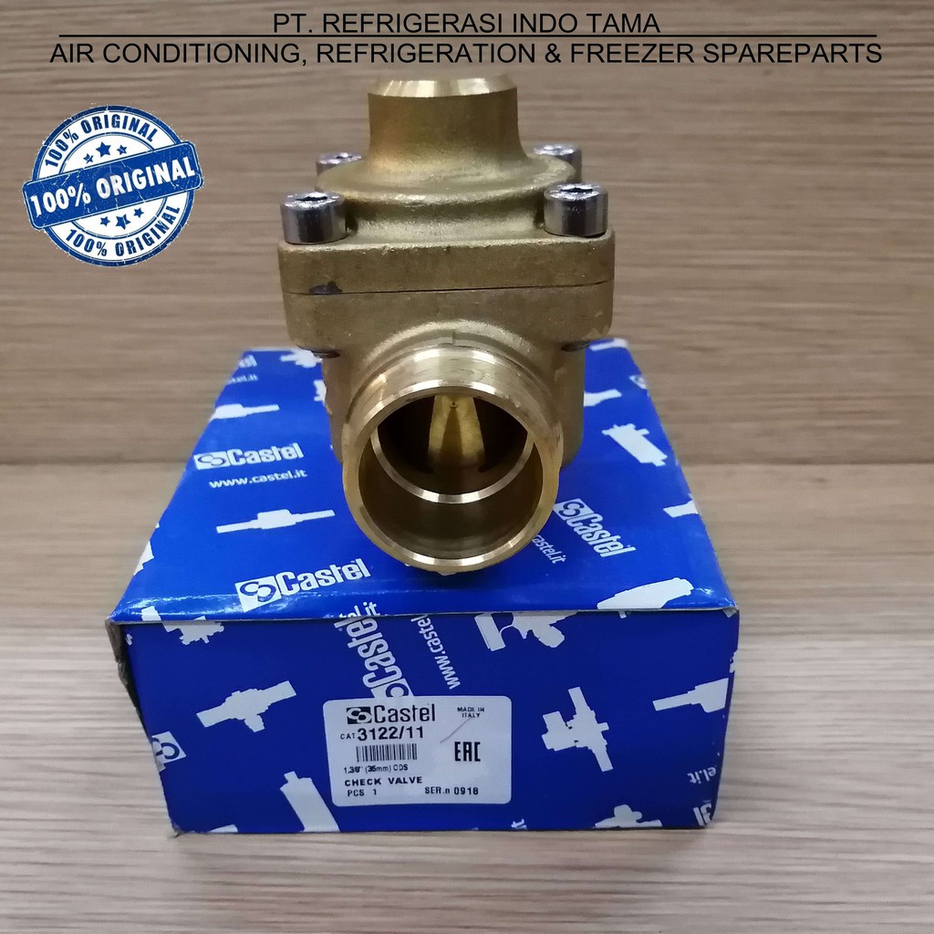 Jual CHECK VALVE CASTEL 1 3/8" 3122/11 | Shopee Indonesia