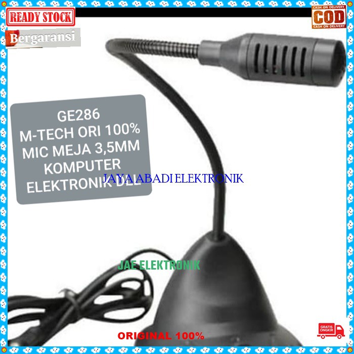 Jual G286 ORIGINAL 3,5MM Mic meja kabel mik table microphone desk ...