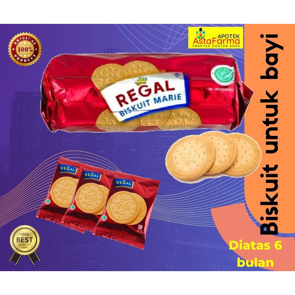 Jual Regal Marie Biskuit Untuk Anak 6 Bulan Keatas | Shopee Indonesia