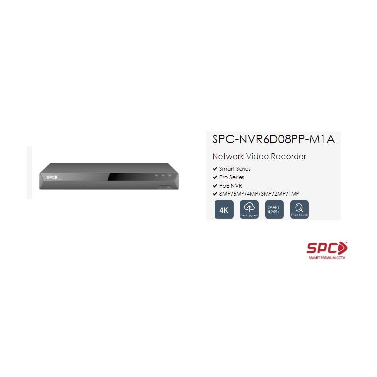 Jual DVR SPC NVR 8MP HISILICON SPC-NVR6D08PP-M1A 8 Channel | Shopee ...