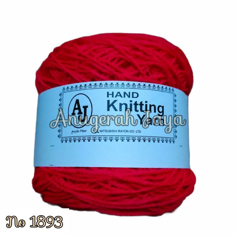 Jual benang wol 30gr No 1893 merah | Shopee Indonesia