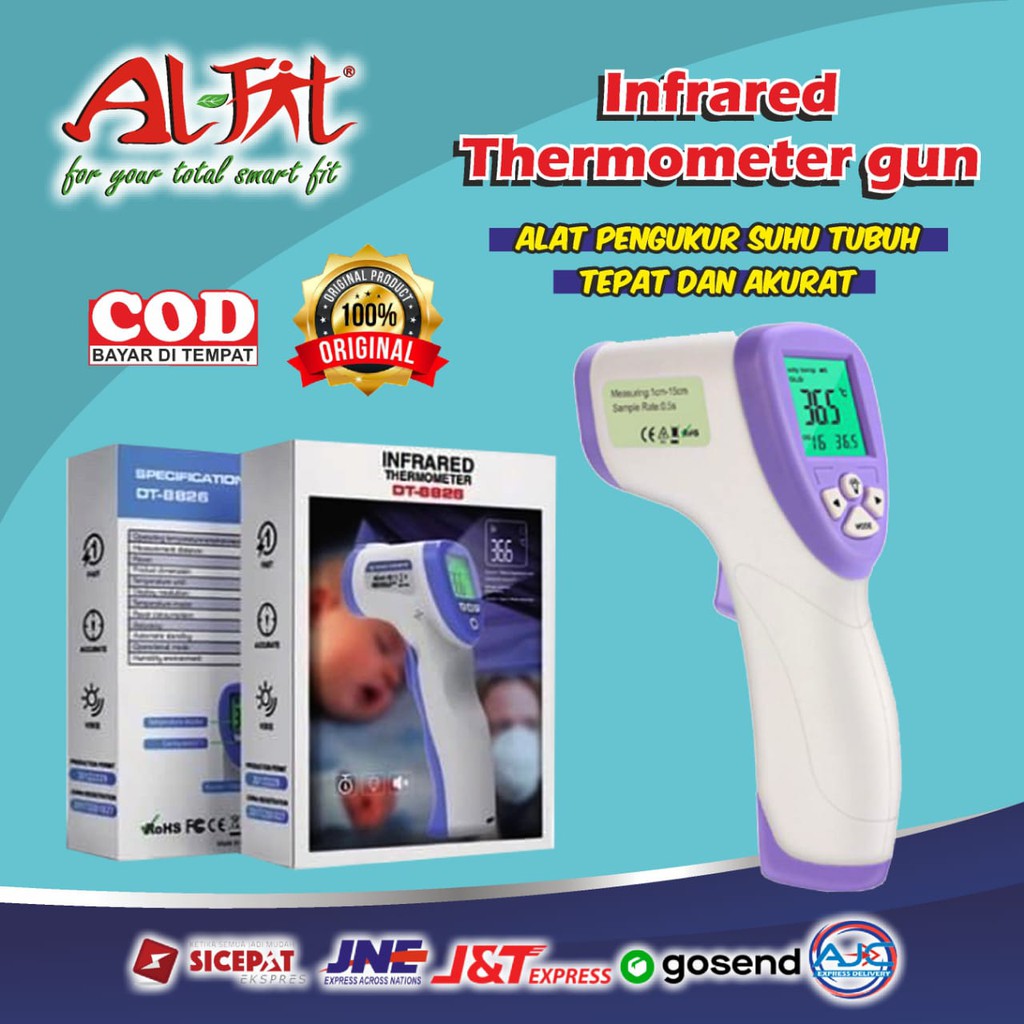 Jual Alat Cek Suhu Badan Termometer Thermometer Termogun Thermogun ...